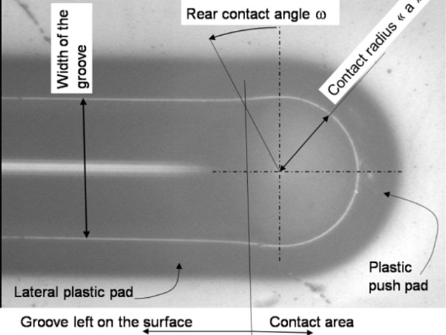 In-Situ Observation of the Scratch/Indentation True Contact Area